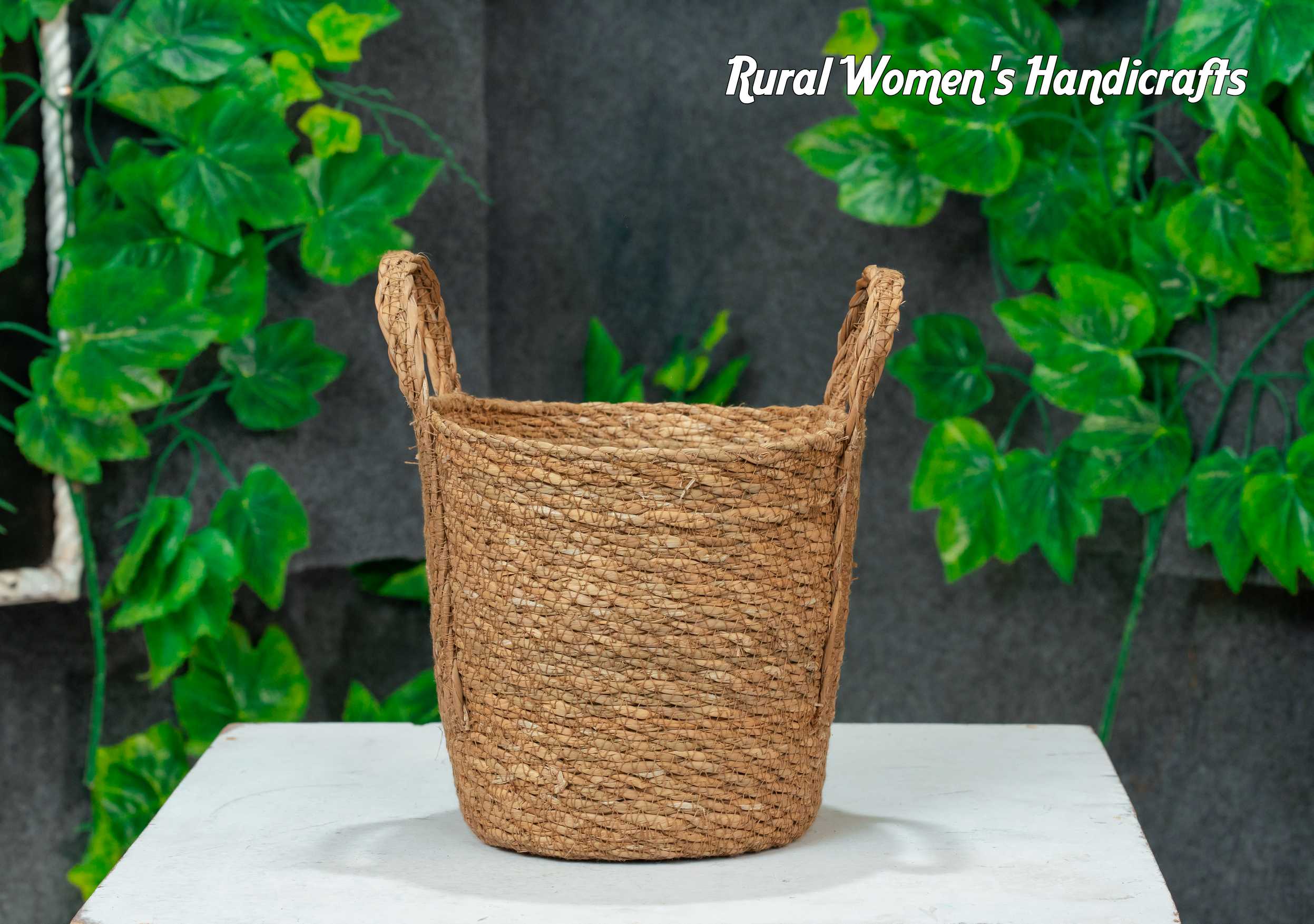 Round Canical Balti With Handle | Rural Womens Handicrafts
